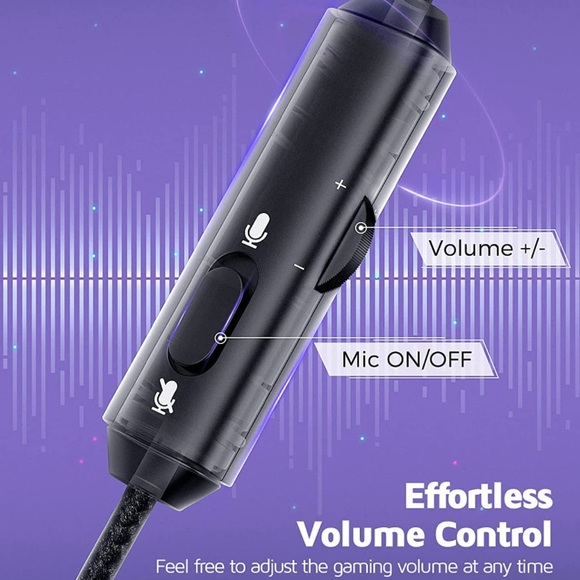 Mpow | Headphones | Mpow Universal Led Wired Gaming Suspended Over Ear Headset Headphones W Mic ...